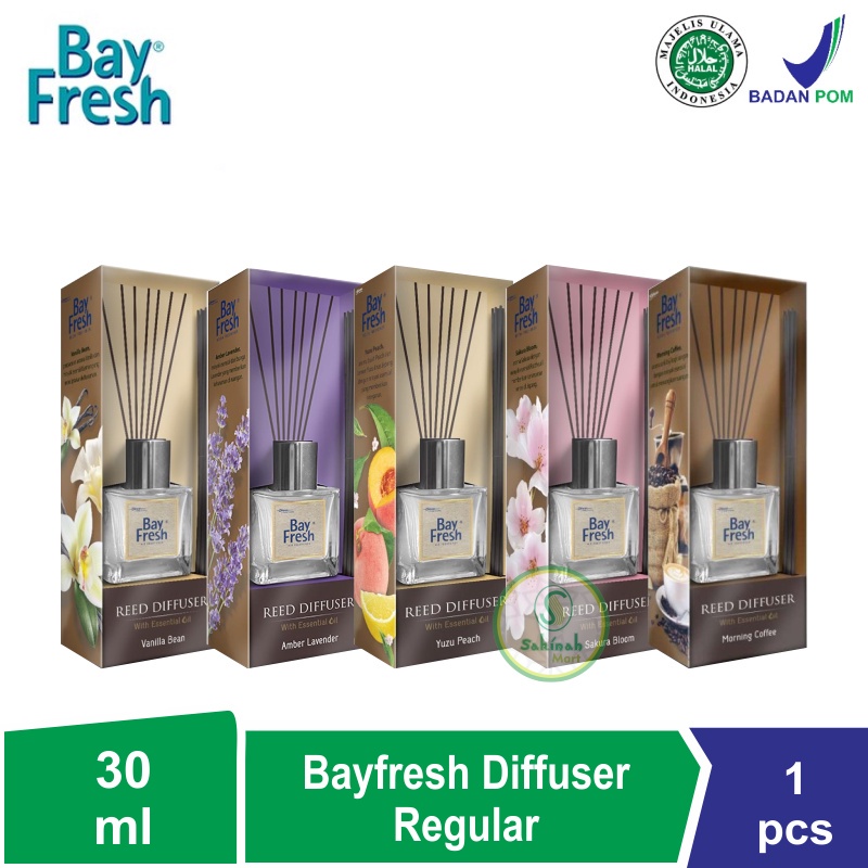 Jual Bayfresh reed diffuser regular 30 ml vanilla bean pewangi ruangan ...