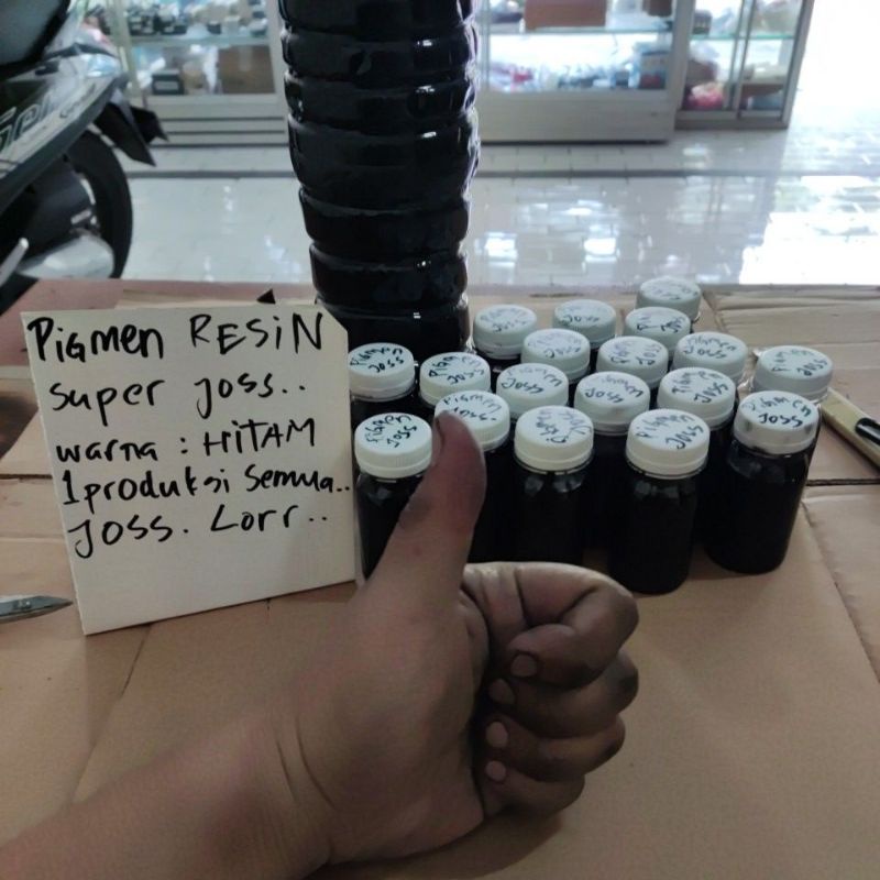 Jual Pigmen warna Resin Hitam , Katalis Resin , Tiner pembersih resin ...