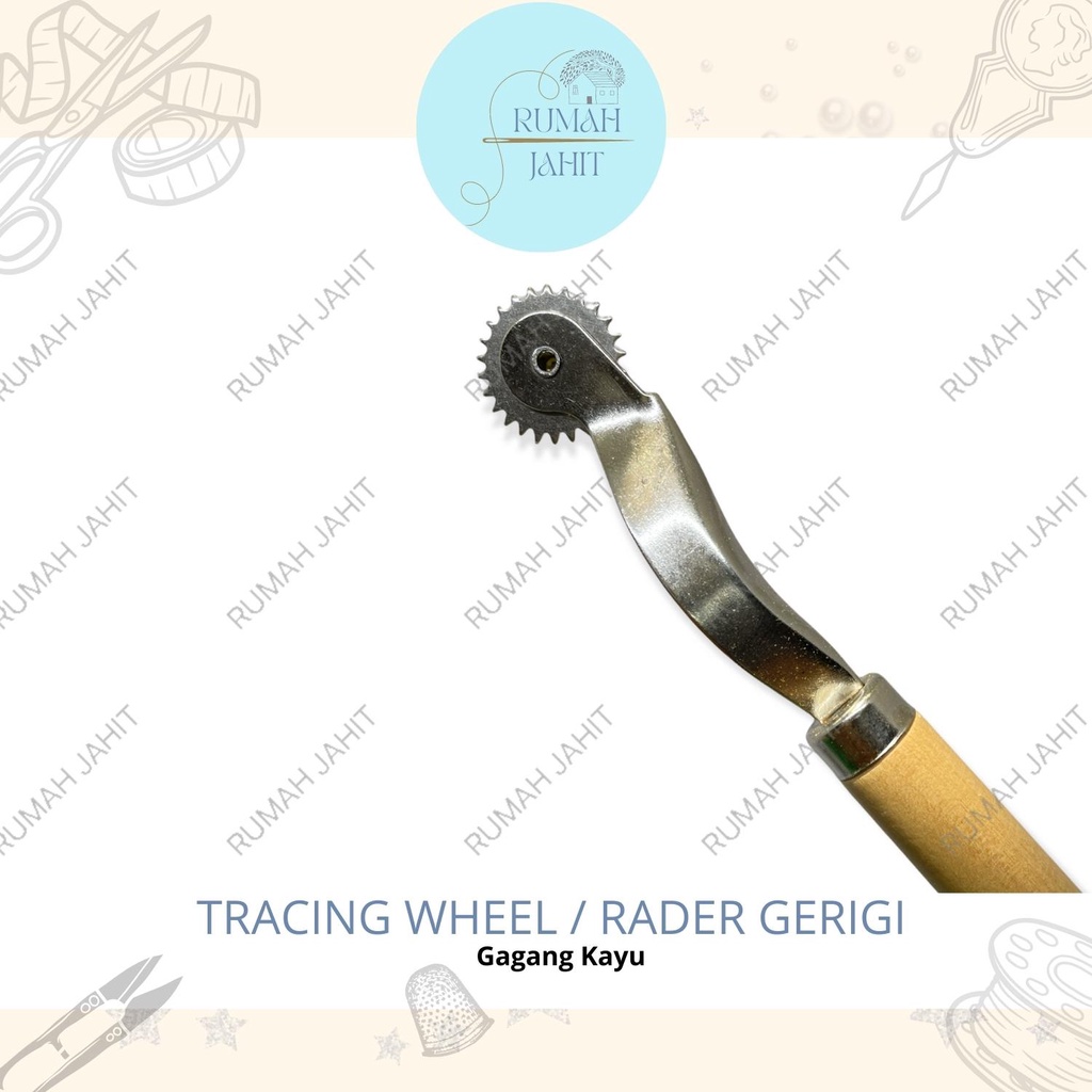 Jual RADER KAYU GERIGI / TRACING WHEEL / ALAT POLA JAHIT | Shopee Indonesia