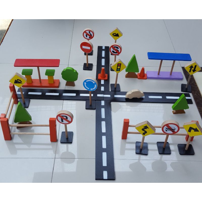 Jual Rambu Lalu Lintas,Peraga Rambu Lalu Lintas,Rambu Kayu | Shopee ...