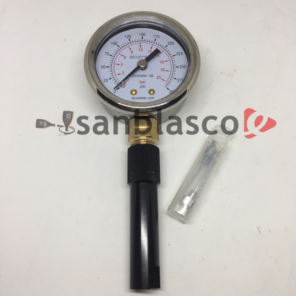 Jual Elcometer 102 Needle Pressure Gauge 0 - 20 bar / 0 - 300psi ...