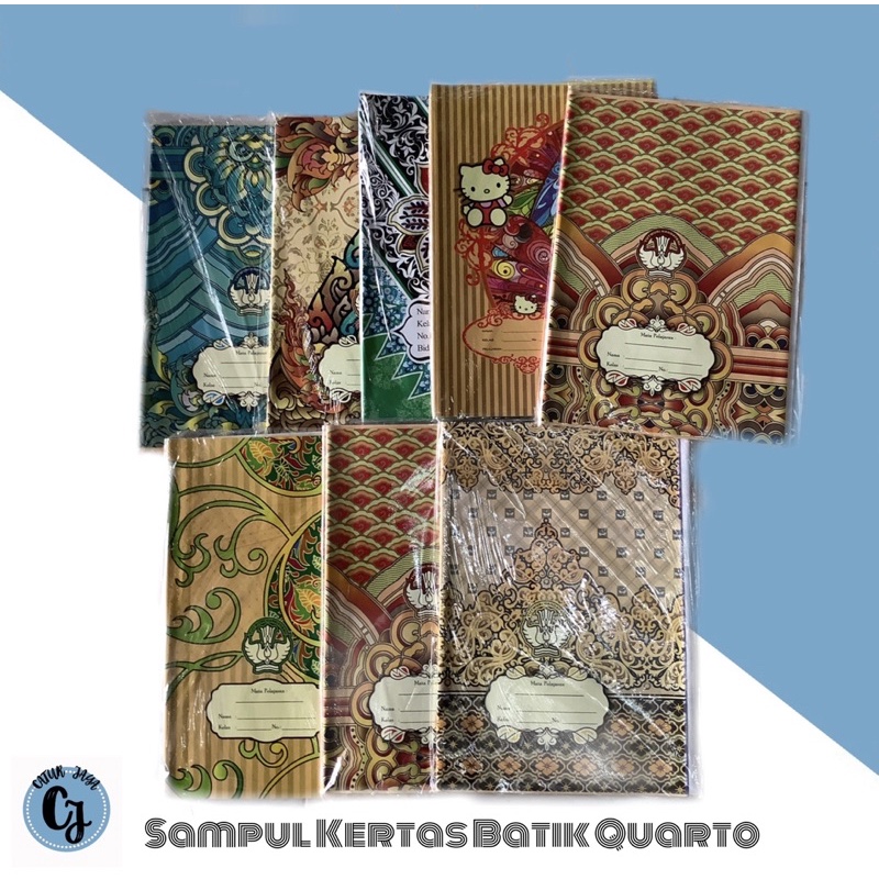 Jual Sampul Kertas Buku Batik Quarto | Shopee Indonesia
