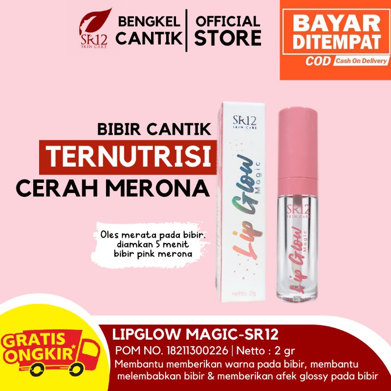 Jual LIP GLOW MAGIC SR12- LIP GLOSS- LIP STIK SR12- PEMERAH BIBIR ORIGINAL- PENCERAH BIBIR ALAMI ...