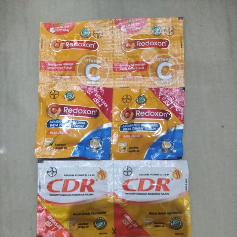 Jual Redoxon sachet triple Action Effervescent CDR sachet / redoxon ...