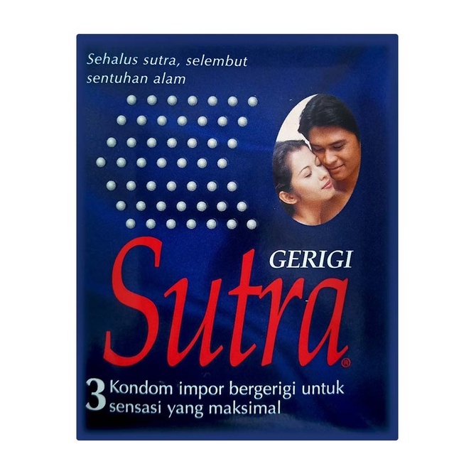Jual Kondom Sutra Gerigi (Biru) Isi 3 Pcs & 12 Pcs / Sutra Kondom ...