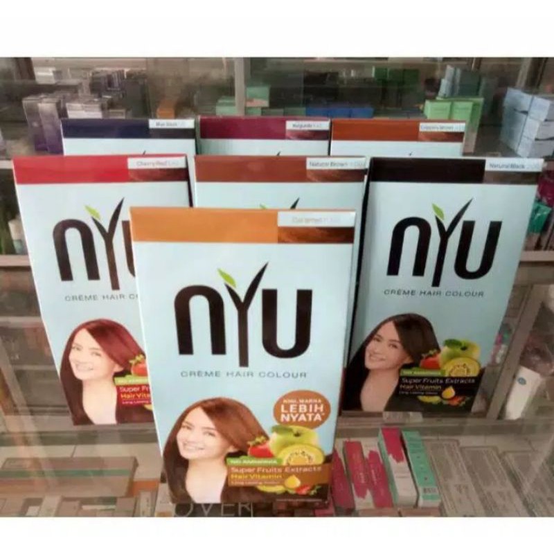 Jual Hair color NYU/cat rambut nyu 5 varian warna | Shopee Indonesia