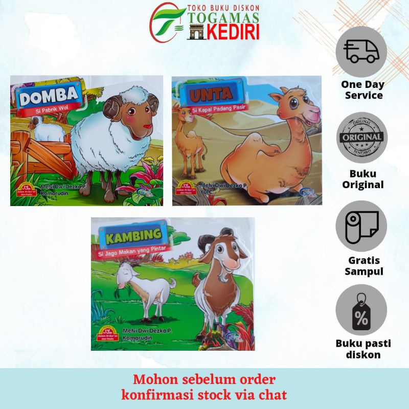 Jual SERI HEWAN HALAL : DOMBA SI PABRIK WOL, UNTA SI KAPAL PADANG PASIR ...