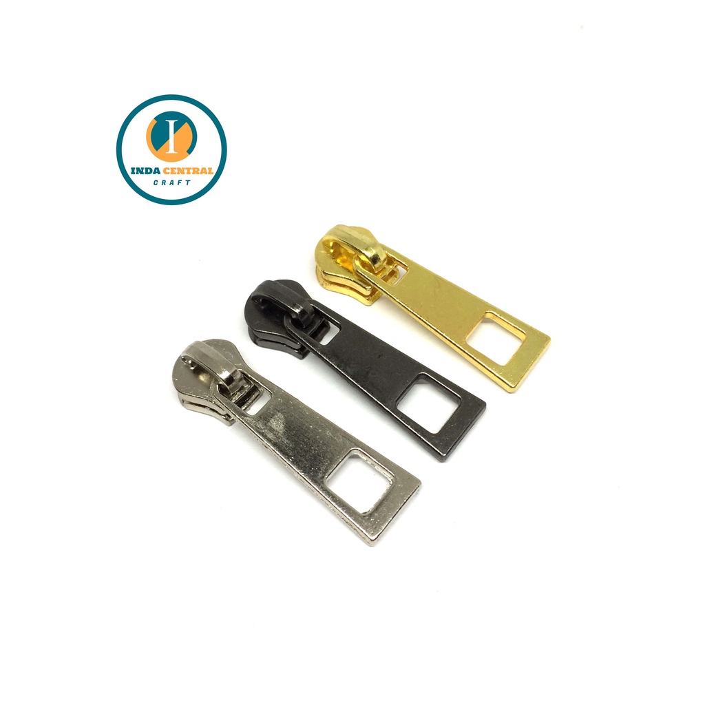 Jual KEPALA RESLETING ZIPPER TAS RELL BESI NO 5 MODEL BALOK | Shopee ...