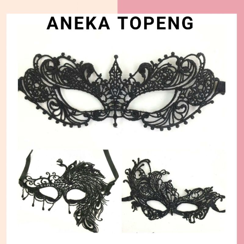 Jual Topeng Pesta / Mask Party / Lace Mask / Topeng Masquerade ...