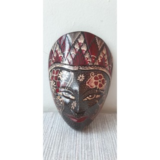 Jual TOPENG BATIK KAYU - TOPENG MERAK PANJI - HOME DECOR - HIASAN ...