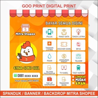 Jual Banner Spanduk Mitra Shopee | Shopee Indonesia