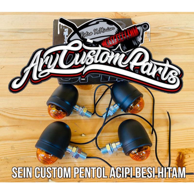 Jual Sein sen custom palu diamond kotak besi led 2 warna cb 100 ...