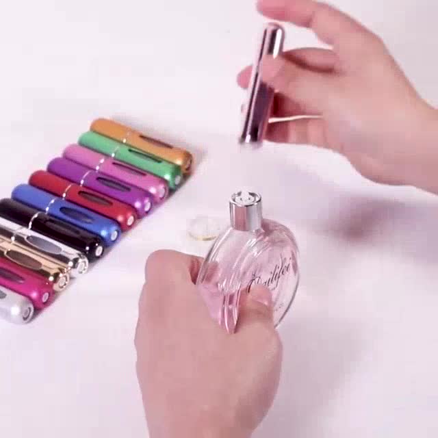 Jual BOTOL PARFUM MINI 5ML TRAVEL ALUMINIUM BOTOL SPRAY REFILLABLEi ...