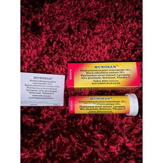 Jual Munosan Tablet Effervescent (1 Tube @ 10 Tablet) Indonesia|Shopee ...