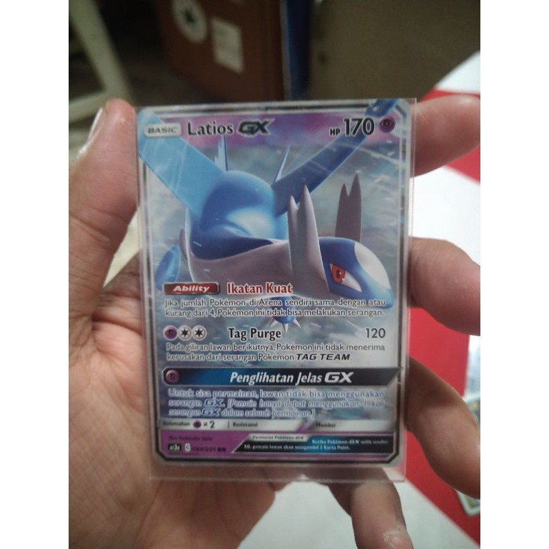 Jual kartu pokemon bahasa Indonesia latios gx RR | Shopee Indonesia
