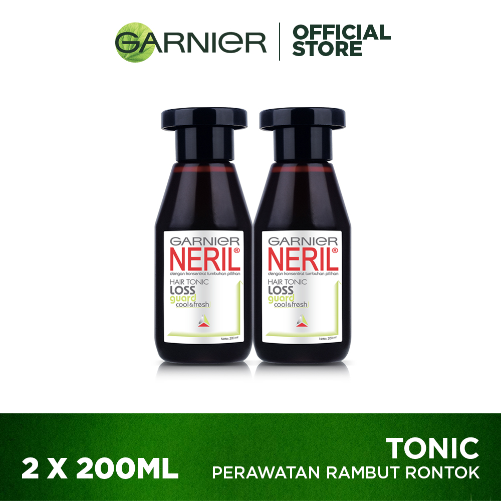 Jual Garnier Neril Cool & Fresh Hair Tonic 200 ml x 2 pcs Indonesia ...