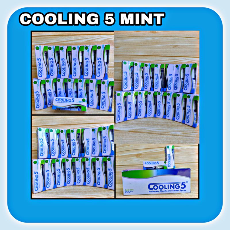 Jual COOLING 5 (Antiseptic mouth and throat spray) Indonesia|Shopee ...