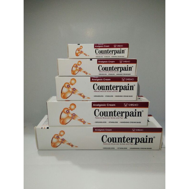 Jual Counterpain Analgesic Cream 60 gr dan 120 gr | Shopee Indonesia