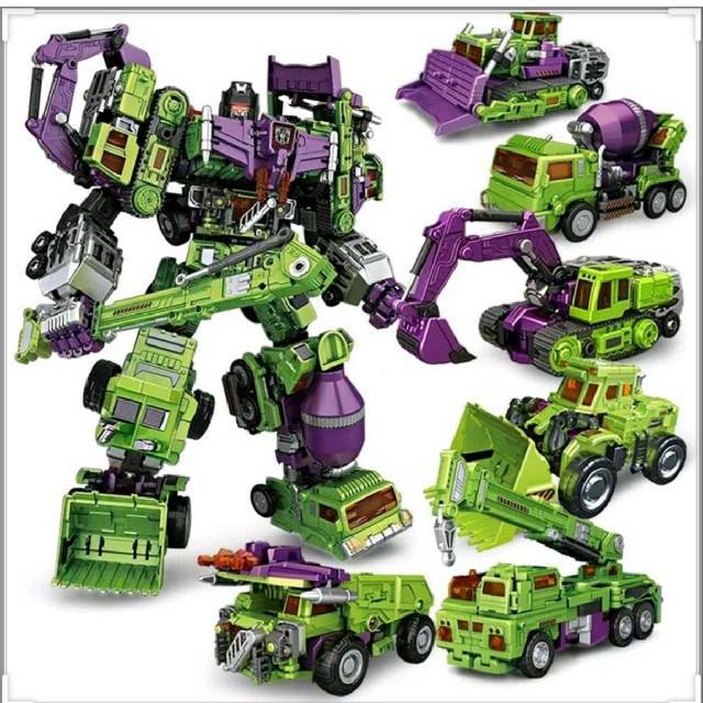 Jual ORIGINAL Robot 6 in 1 NBK DEVASTATOR TRANSFORMERS ACTION FIGURE TOYS CAR | Shopee Indonesia