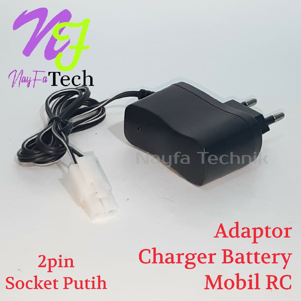 Jual Adaptor Charger Batterai Mobil RC Multi 4.8v/7.2v/9.6v - 250mA ...