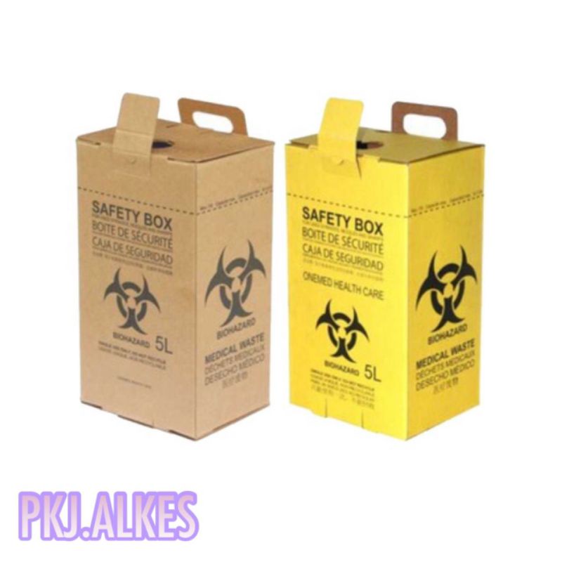 Jual SAFETY BOX 5L TEMPAT SAMPAH TAJAM MEDIS | Shopee Indonesia