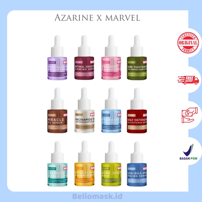 Jual Azarine X Marvel Super Hero Serum - Brightening | Dark Spot | Anti ...