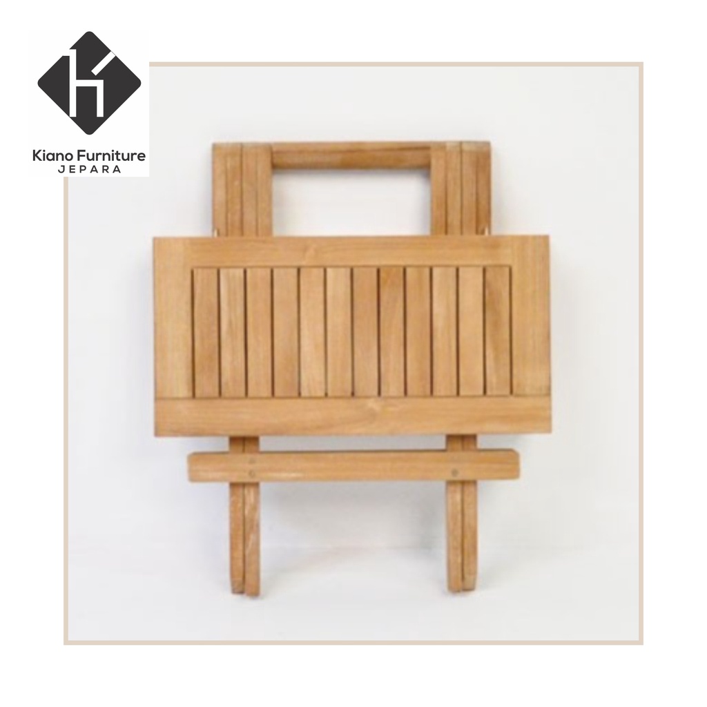 Jual MEJA PORTABLE KAYU KOTAK ( 60 CM ) / MEJA PIKNIK KAYU / MEJA LIPAT ...