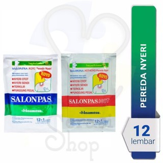 Jual Salonpas Koyo Biru 12 lembar / Salonpas Hot Merah 12 pcs | Shopee ...
