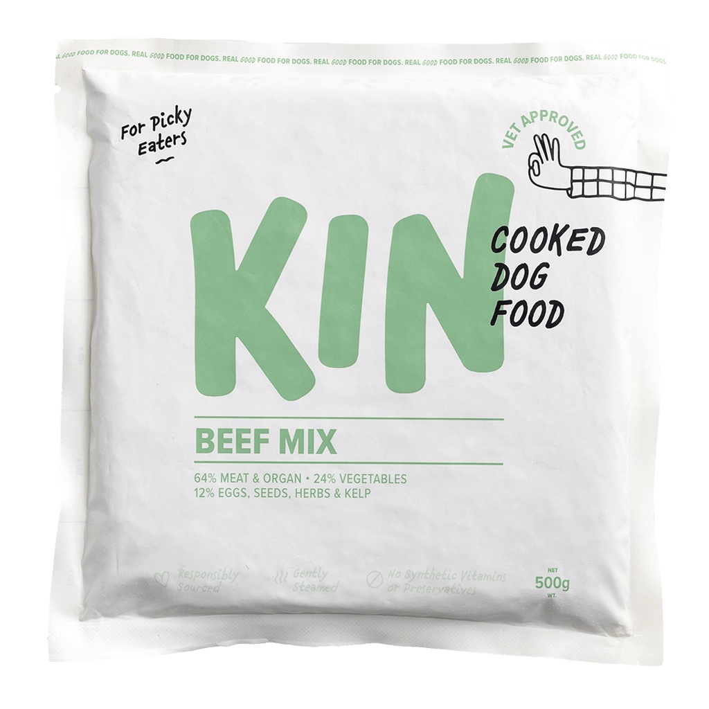Jual Kin Dog Food - Beef Mix 500gr Indonesia|Shopee Indonesia