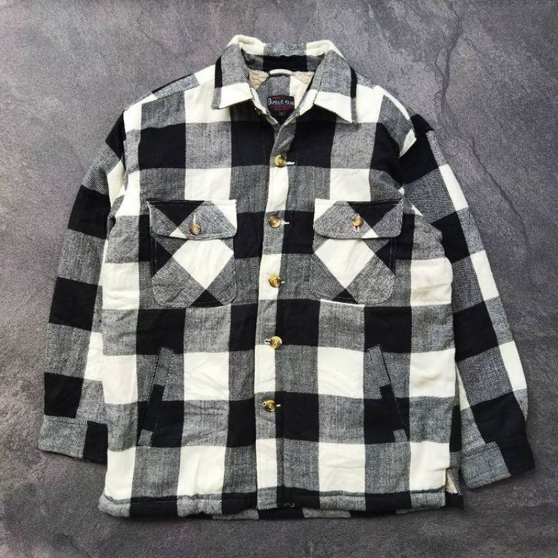 Jual Bugle Club Flannel Jacket Sherpa | Shopee Indonesia