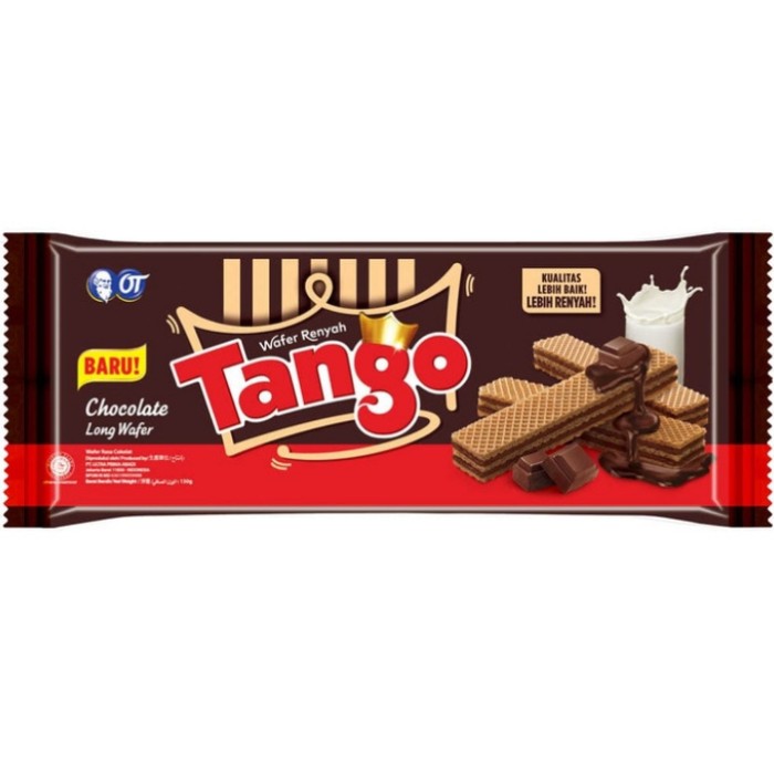 Tango Long Wafer Coklat Chocolate 130gram 130 gram | Shopee Indonesia