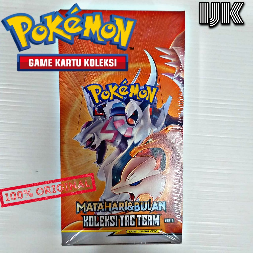 Jual Kartu Pokemon TCG Booster Box Seri 5 Set B AC3b Koleksi Tag Team GX Indonesia | Shopee ...