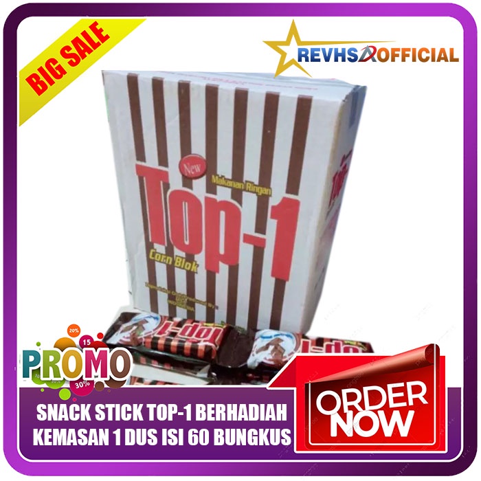 Jual Snack Ciki TOP--1 BERHADIAH Kemasan 1 DUS isi 60 Bungkus | Shopee ...