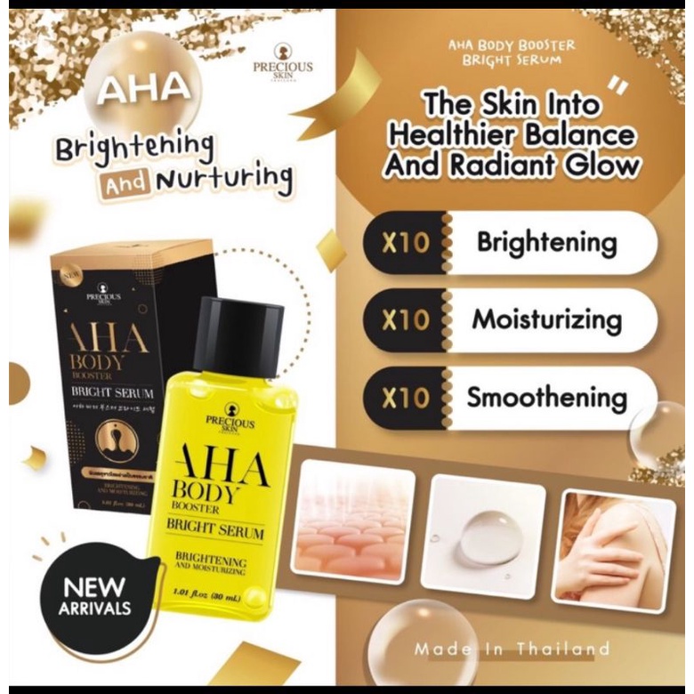 Jual PRECIOUS AHA BODY SERUM BPOM | Shopee Indonesia