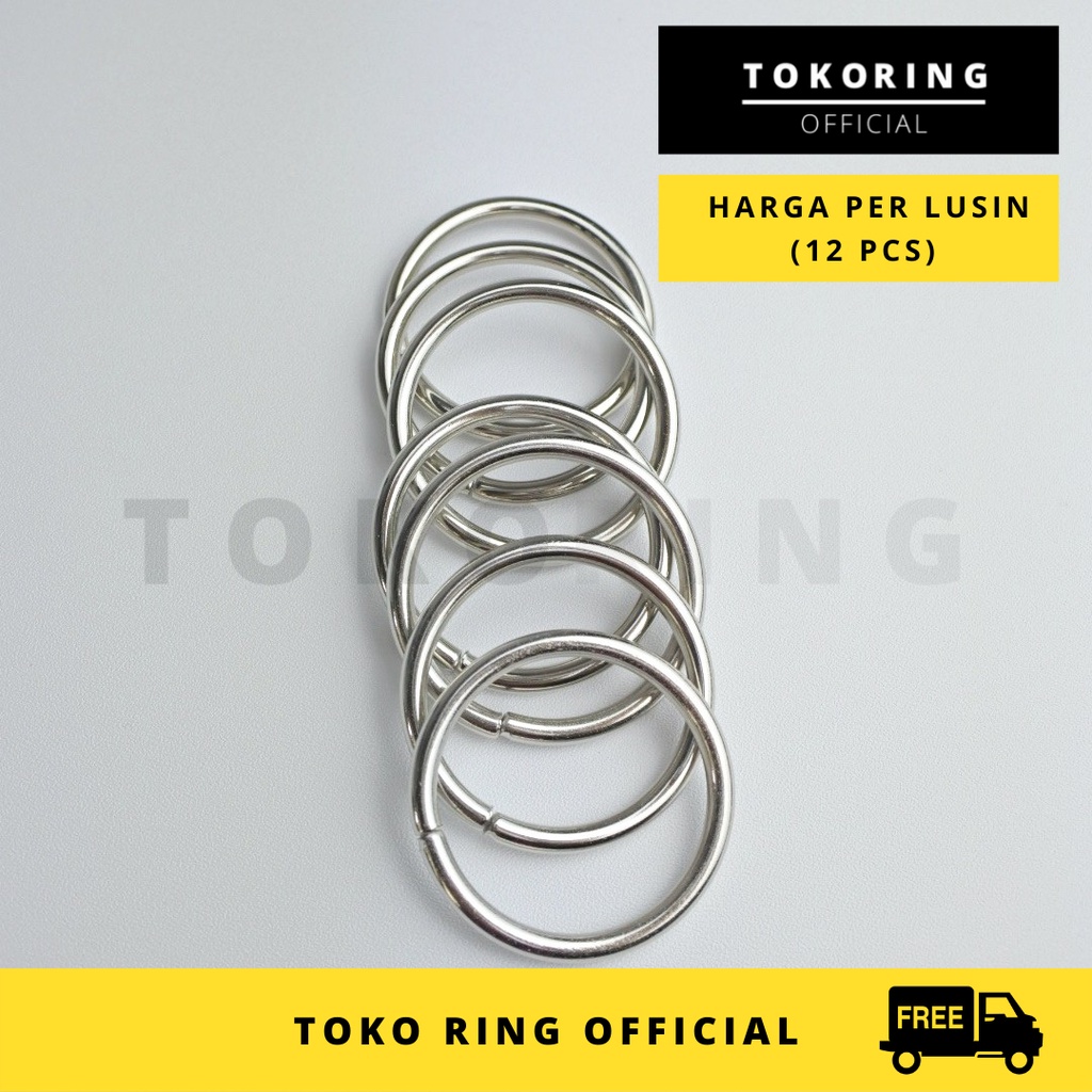 Jual Ring Bulat 3 cm tebal 3,3 mm Nikel - Toko Ring Official (Harga per ...