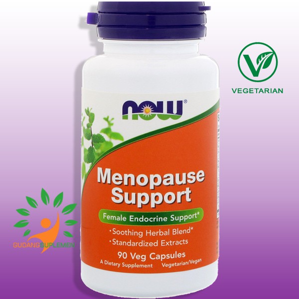 Jual Now Foods MENOPAUSE SUPPORT -- 90 Veg Capsules -- USA | Shopee ...