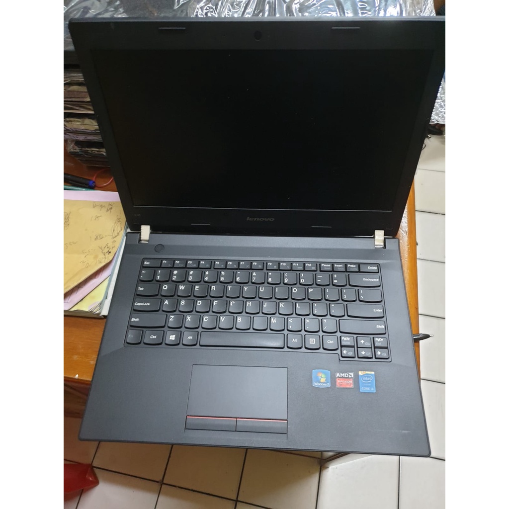 Jual Laptop Lenovo E40 core i3 -GEN4/Ram 4GB/HD 500GB/VGA AMD/window10 Indonesia|Shopee Indonesia