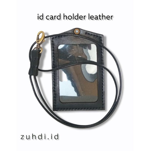 Jual id card kulit sapi - name tag - card holder Lanyard Id Card Name ...