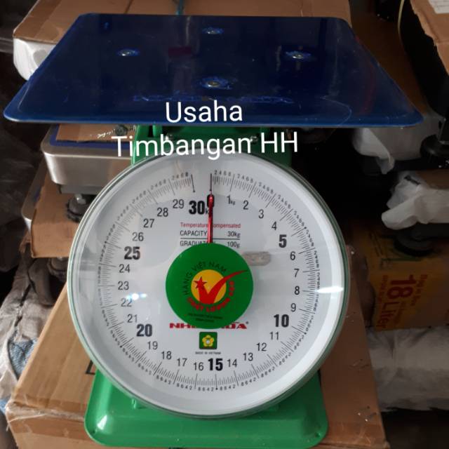 Jual Timbangan Duduk Jarum Pegas NHONHOA 30 Kg Vietnam Original Nhon Hoa 30kg | Shopee Indonesia