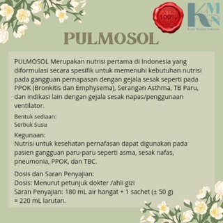 Jual SUSU PULMOSOL - Creamy Vanilla 150g- Nutrisi Susu Untuk Penderita ...