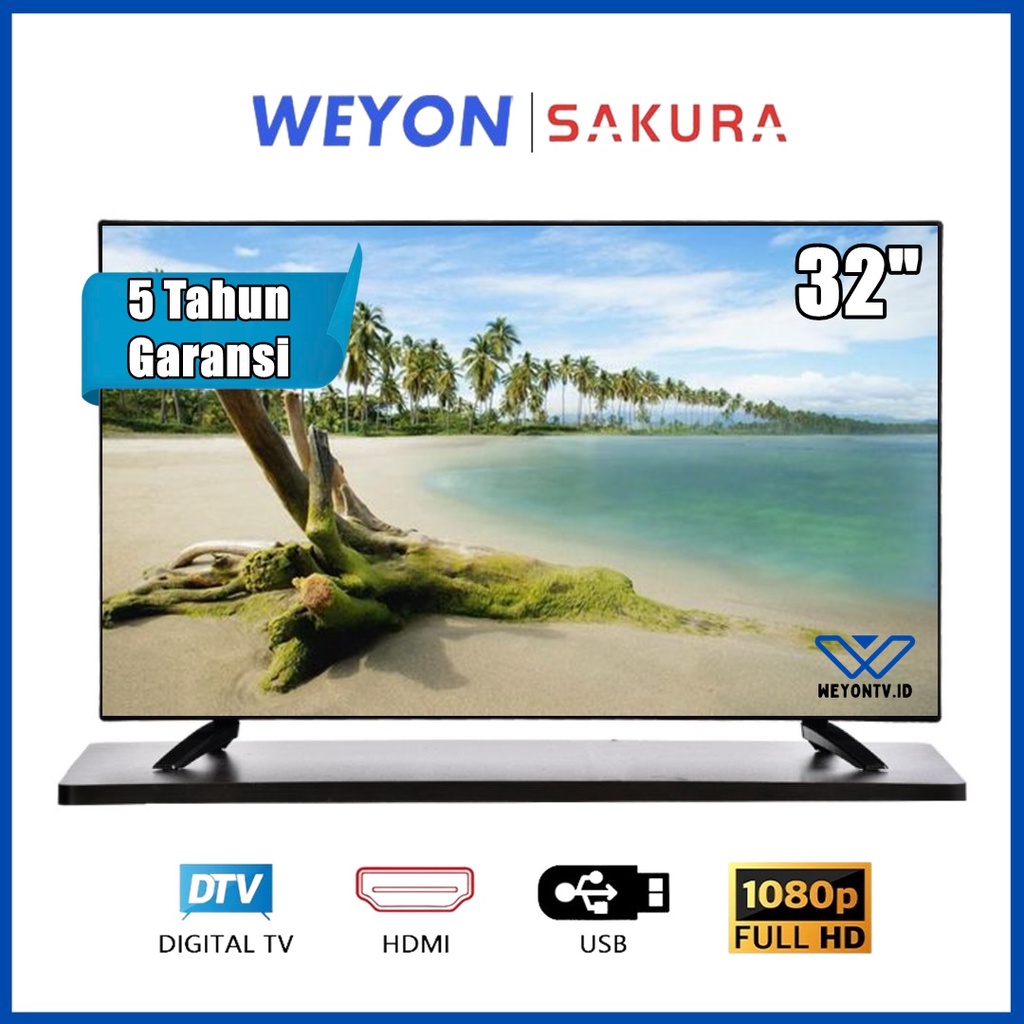 Jual TV Digital TV 32 inch HD Ready LED Televisi Garansi 5 Tahun ...
