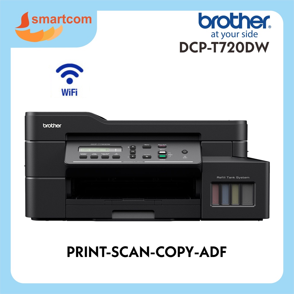 Jual Printer Brother DCP-T720DW WiFi Wireless Print-Scan-Copy-Adf DCP T720W T720 | Shopee Indonesia