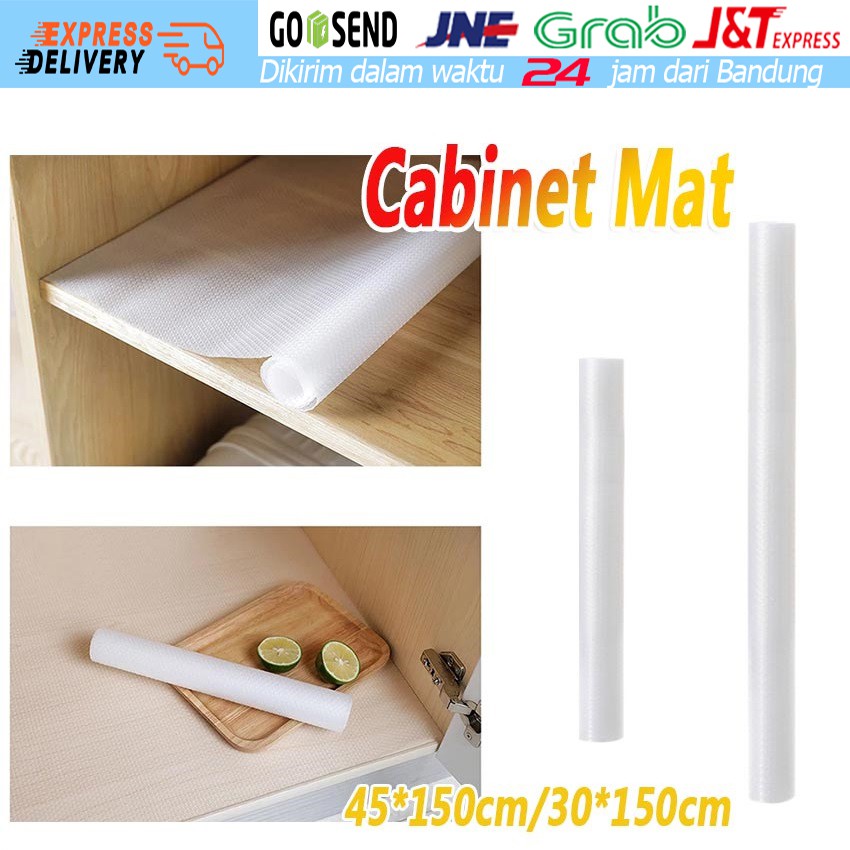 Jual Transparan Drawer Mat Alas Laci Lemari Es Dapur Meja Anti Slip Air ...