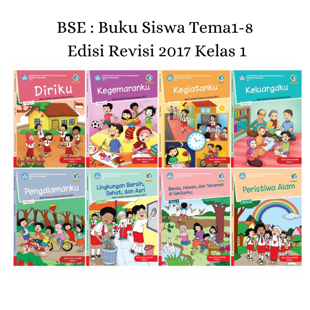 Jual Buku Tematik Kelas 1 Sd Buku Siswa Tema Edisi Revisi 2017 Kelas 1
