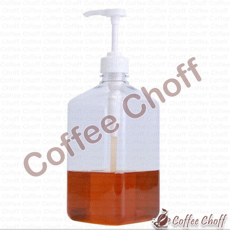 Jual PAKET BOTOL SIRUP PLASTIK 1600 ML POMPA SIRUP TEMPAT SIRUP SUGAR ...