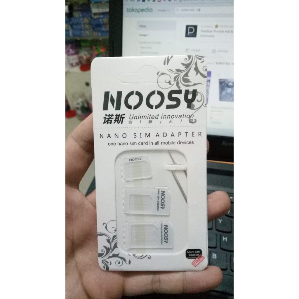 Jual SIM Card Adapter 3 in 1 (Micro, Nano, Mini) | Shopee Indonesia