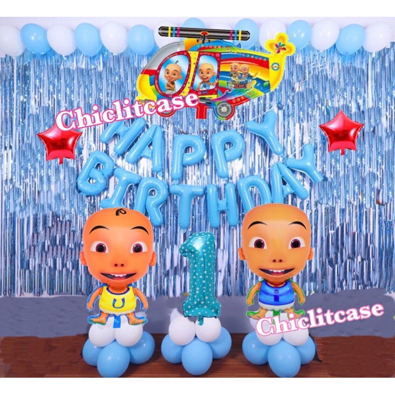 Jual Set paket balon dekorasi ulang tahun ipin upin | Shopee Indonesia