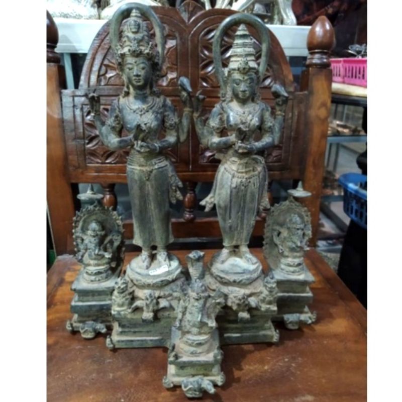 Jual Patung Kombinasi Dewa Siwa Dewi Parwati Tiga Dewa Ganesha | Shopee ...