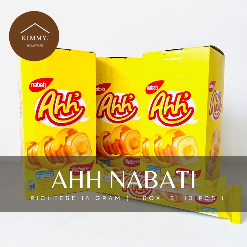 Jual AHH NABATI KEJU 14 GRAM 1 BOX ISI 10 / AHH RICHEESE NABATI / AHH ...