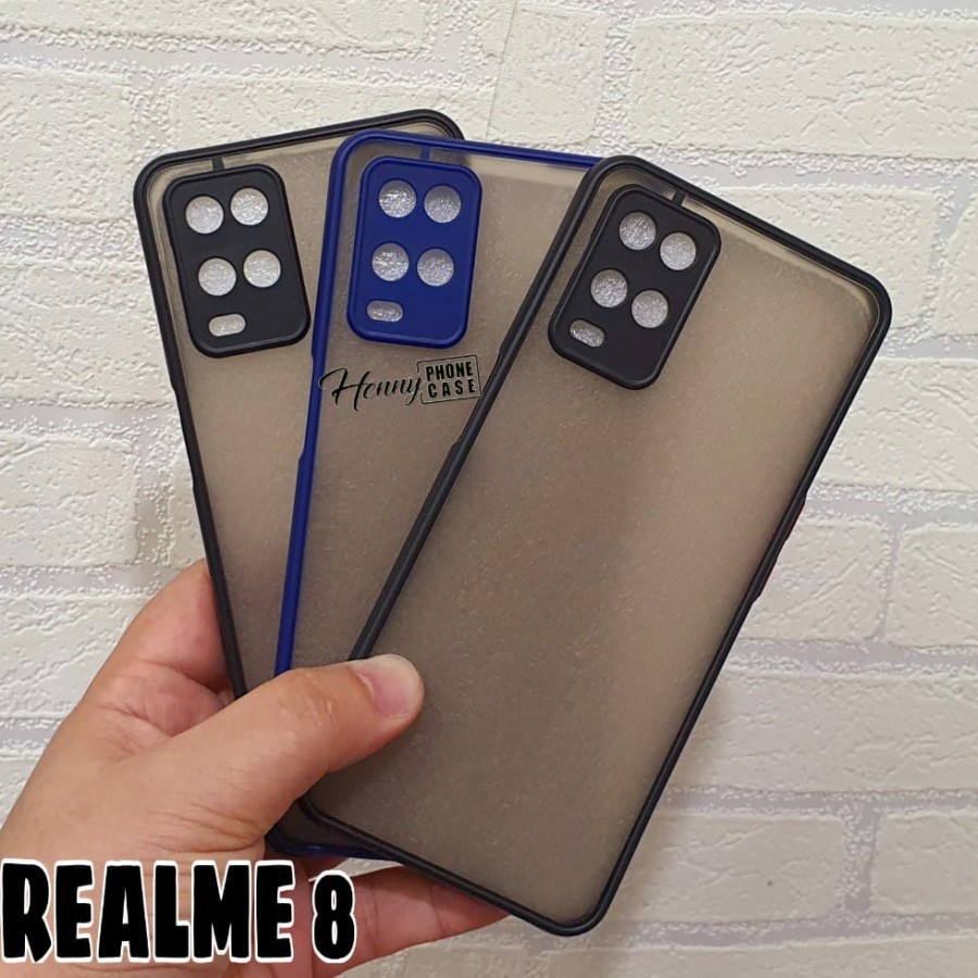 Jual Realme 8 Realme 8 Pro REALME 8 5G Case Dove + Kamera Matte ...